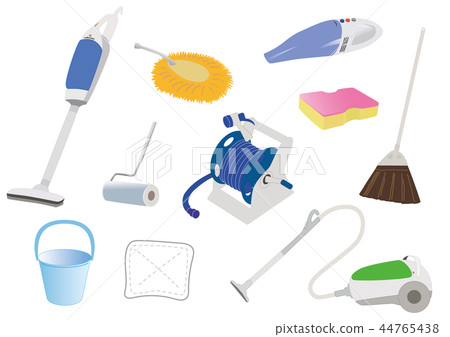 Illustration set of cleaning tools - Stock Illustration [44765438] - PIXTA