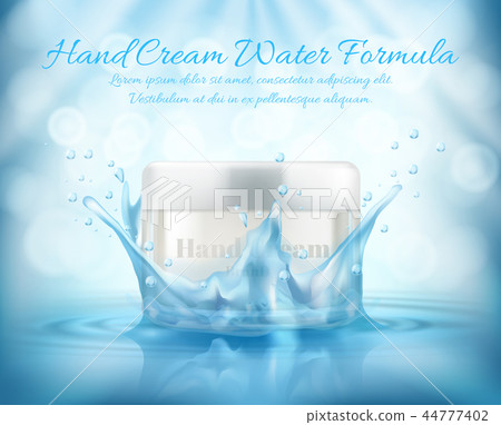3d realistic hand cream ad banner - Stock Illustration [44777402] - PIXTA