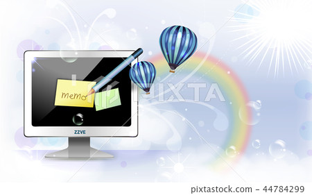 Digital, tech, illustration - Stock Illustration [44784299] - PIXTA