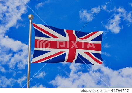 Flapping British Flag - Stock Illustration [44794737] - PIXTA