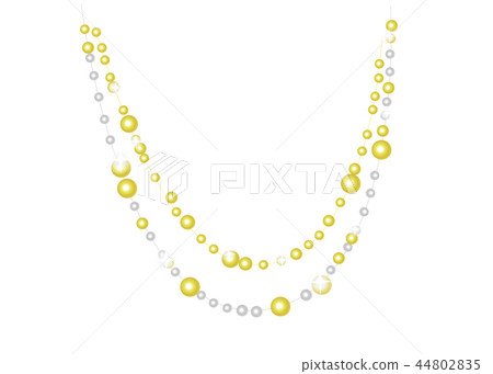 Vector beads isolated on white background. - Stock Illustration ...
