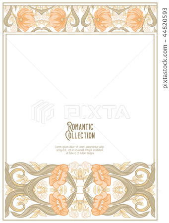 Template for invitation, greeting card banner - Stock Illustration ...