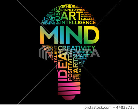 MIND bulb word cloud collage - Stock Illustration [44822733] - PIXTA