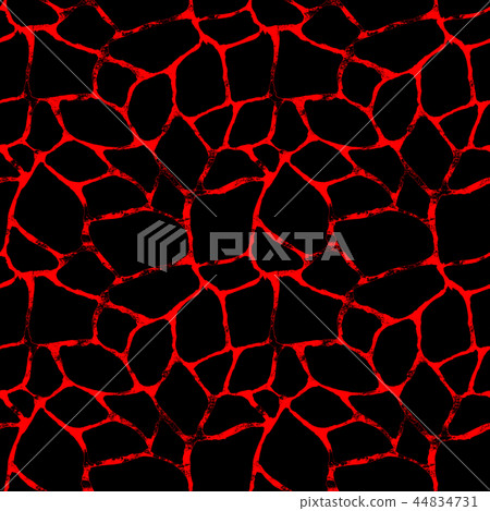 Abstract geometric black and red seamless pattern - Stock Illustration ...