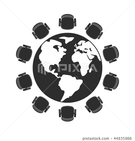 vector round table for discussion - Stock Illustration [44835866] - PIXTA
