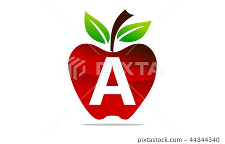 apple letter a - Stock Illustration [44844340] - PIXTA