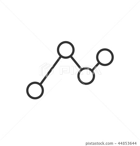 Graphic line icon on a white background - Stock Illustration [44853644 ...