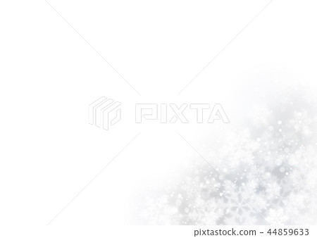 Snow pattern gray color lower right - Stock Illustration [44859633] - PIXTA