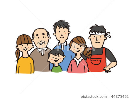 Store manager and customers - Stock Illustration [44875461] - PIXTA