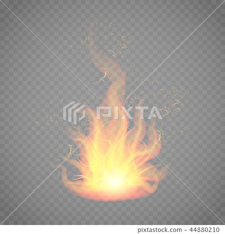 Vector illustration of a flaming - Stock Illustration [44880210] - PIXTA