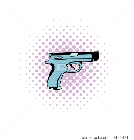 Gun comics icon - Stock Illustration [44894713] - PIXTA