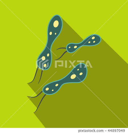 Rod-shaped virus flat icon - Stock Illustration [44897049] - PIXTA