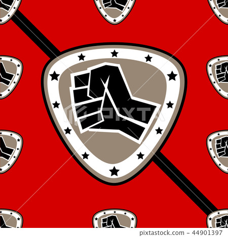 Seamless Texture Pattern Fighting Combat Fighters - Stock Illustration ...