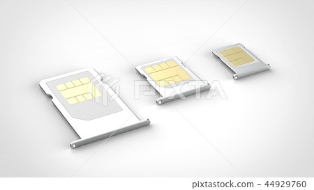 SIM card all kinds slot - Stock Illustration [44929760] - PIXTA