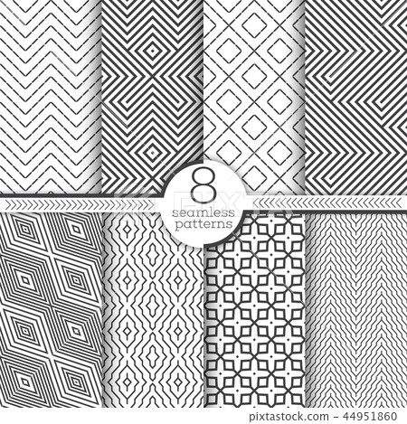 Set of vector seamless patterns - Stock Illustration [44951860] - PIXTA