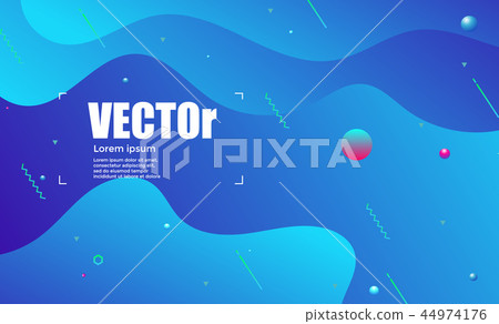 Abstract gradients Circle waves background - Stock Illustration ...