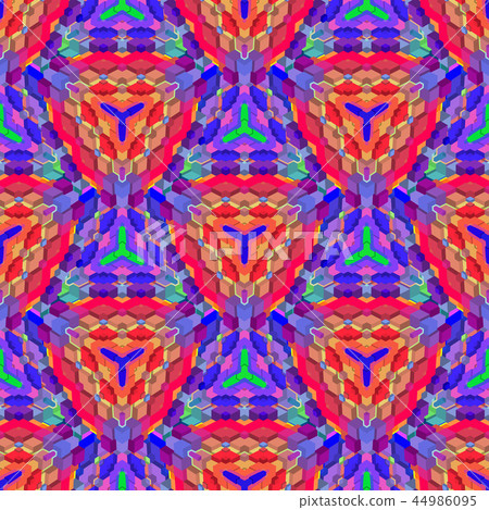 vibrant futuristic abstract geometric pattern. - Stock Illustration ...