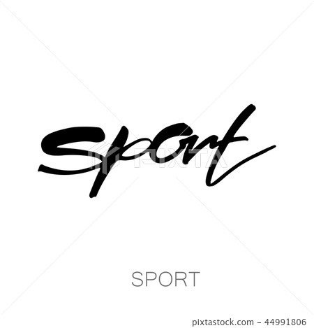 sport lettering template - Stock Illustration [44991806] - PIXTA