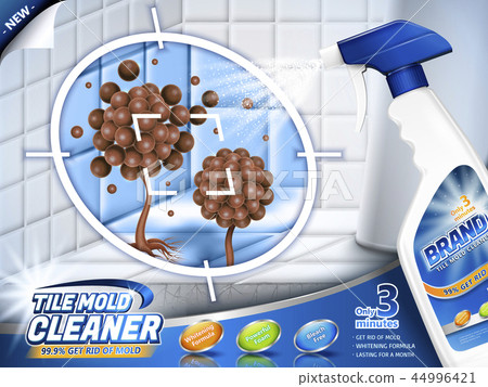 Tile mold cleaner ads - Stock Illustration [44996421] - PIXTA