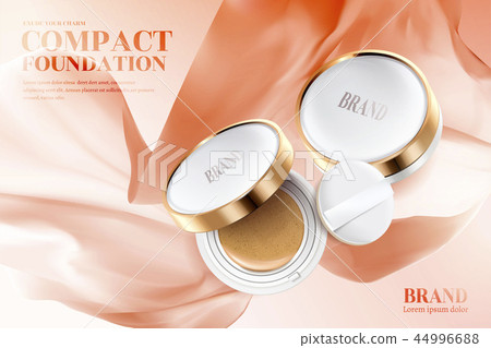 Compact foundation ads - Stock Illustration [44996688] - PIXTA