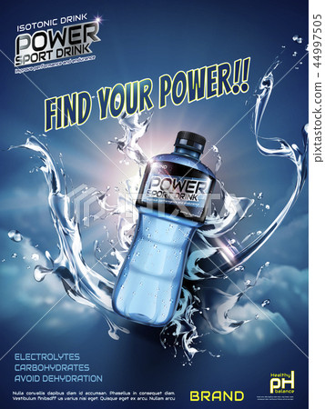 Sport drink ads - Stock Illustration [44997505] - PIXTA