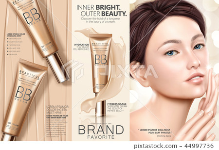 Trendy foundation ads - Stock Illustration [44997736] - PIXTA