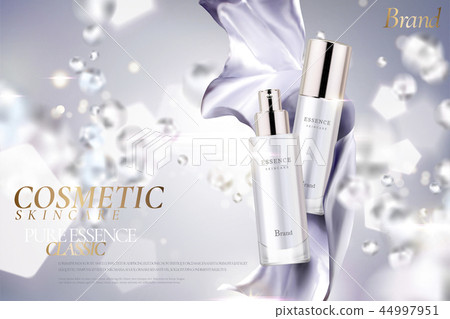 Cosmetic essence ads - Stock Illustration [44997951] - PIXTA
