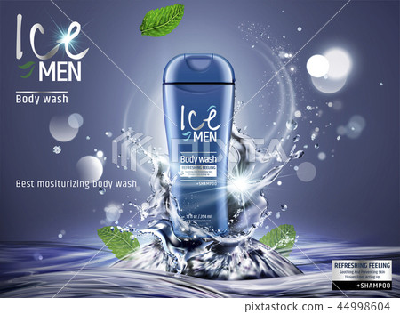 Men's body wash ads - Stock Illustration [44998604] - PIXTA