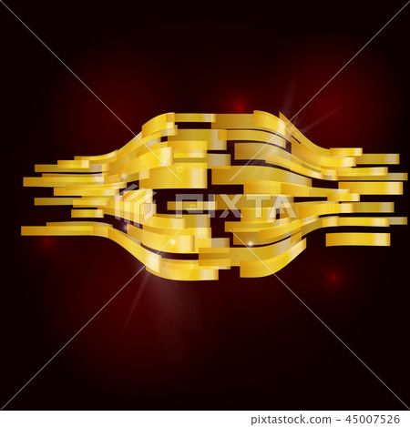Golden abstract vector background. Abstract... - Stock Illustration ...