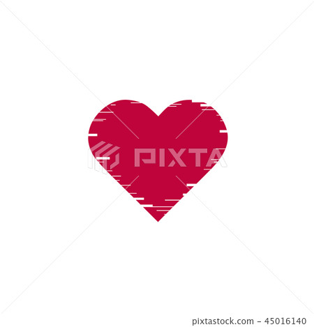 Glitch heart. Distorted glitch style modern. - Stock Illustration ...