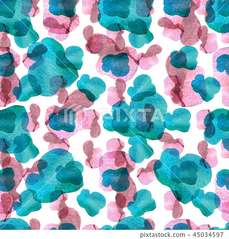 Watercolor seamless pattern - Stock Illustration [45034597] - PIXTA