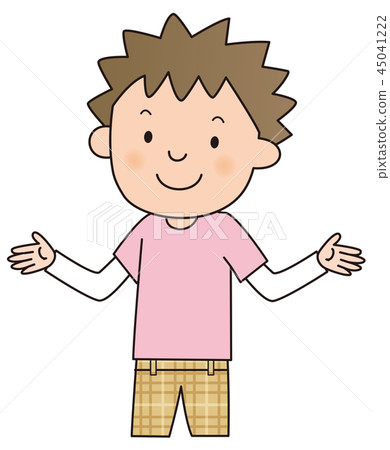 Shonen E welcome - Stock Illustration [45041222] - PIXTA