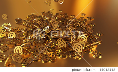 Signs of email falling on a pile - Stock Illustration [45048348] - PIXTA