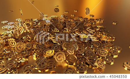 Signs of email falling on a pile - Stock Illustration [45048350] - PIXTA
