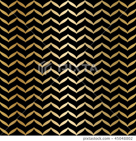 Geometric seamless black and gold texture - Stock Illustration ...