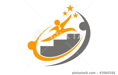 Career Coaching Logo Design Template Vector - Stock Illustration ...