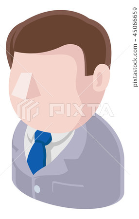 Office Man Avatar People Icon - Stock Illustration [45066659] - PIXTA
