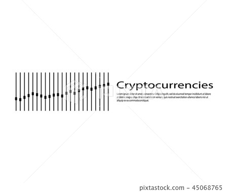 Graph of cryptocurrency. Graphics and analytics... - Stock Illustration ...