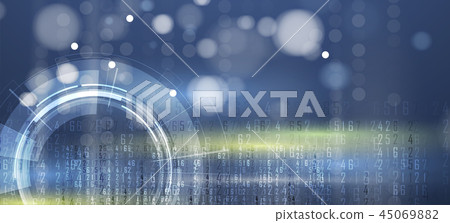 Abstract background Futuristic technology place - Stock Illustration ...