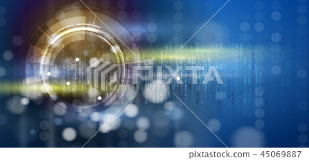 Abstract background Futuristic technology place - Stock Illustration ...
