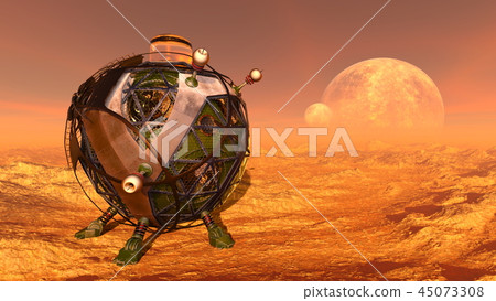 Space Exploration Machine - Stock Illustration [45073308] - PIXTA