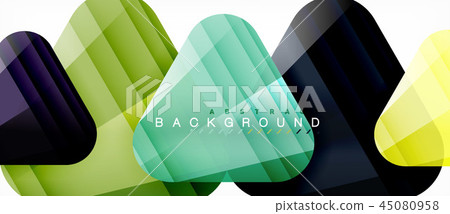 Geometric abstract background, triangles - Stock Illustration [45080958 ...