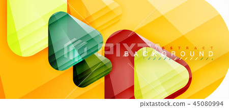 Geometric abstract background, triangles - Stock Illustration [45080994 ...