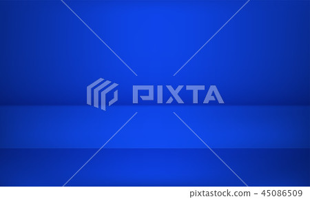 Studio blue background or product table showroom - Stock Illustration ...