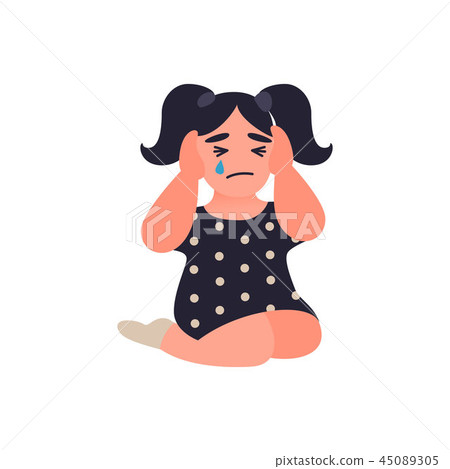 Girl Sitting On Floor Crying Drawing | Viewfloor.co