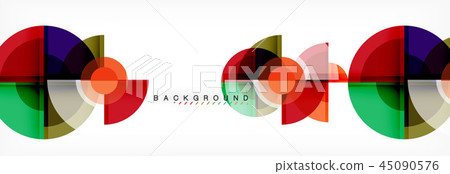 Abstract background bright circles geometric... - Stock Illustration ...