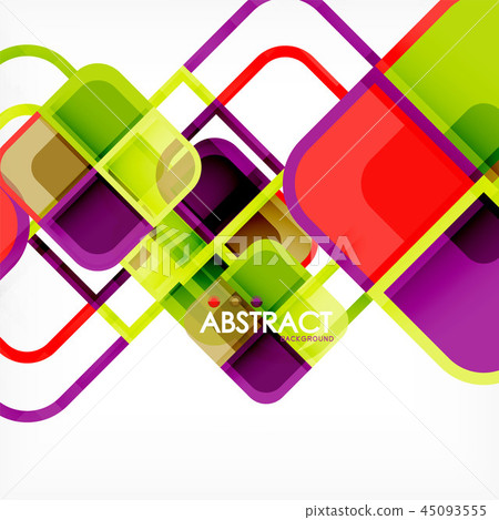Abstract background, square shapes geometric... - Stock Illustration ...