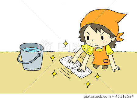 Rags woman - Stock Illustration [45112584] - PIXTA