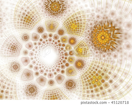 An abstract computer generated modern spiral art - Stock Illustration ...
