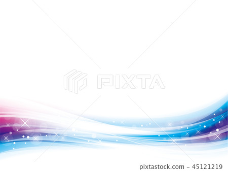 Wave line abstract curve background - Stock Illustration [45121219] - PIXTA